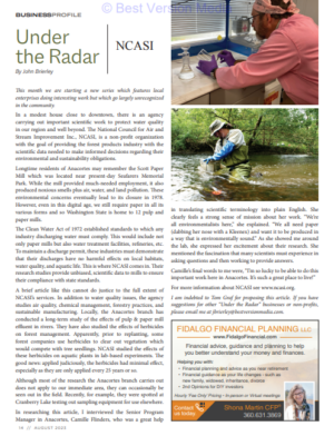 NCASI: Under the Radar | NCASI